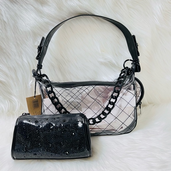 Steve Madden | Accessories | Steve Madden Clear Shoulder Bag | Poshmark